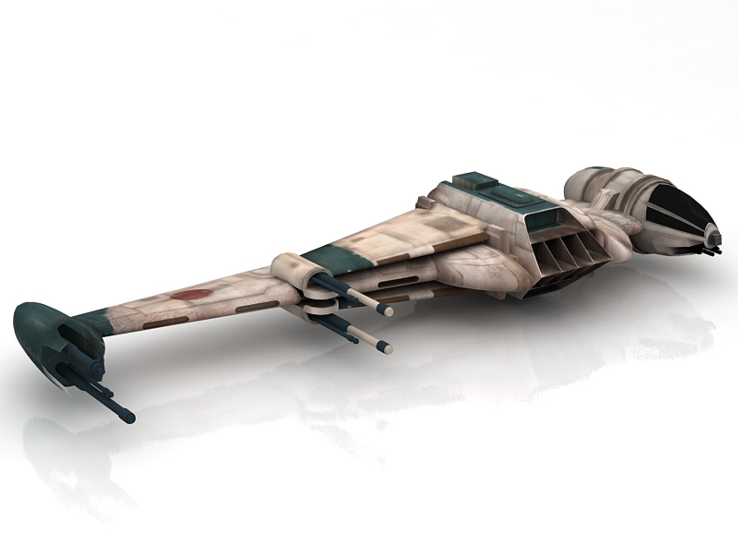 3D Star Wars B-wing B Model - TurboSquid 1627759