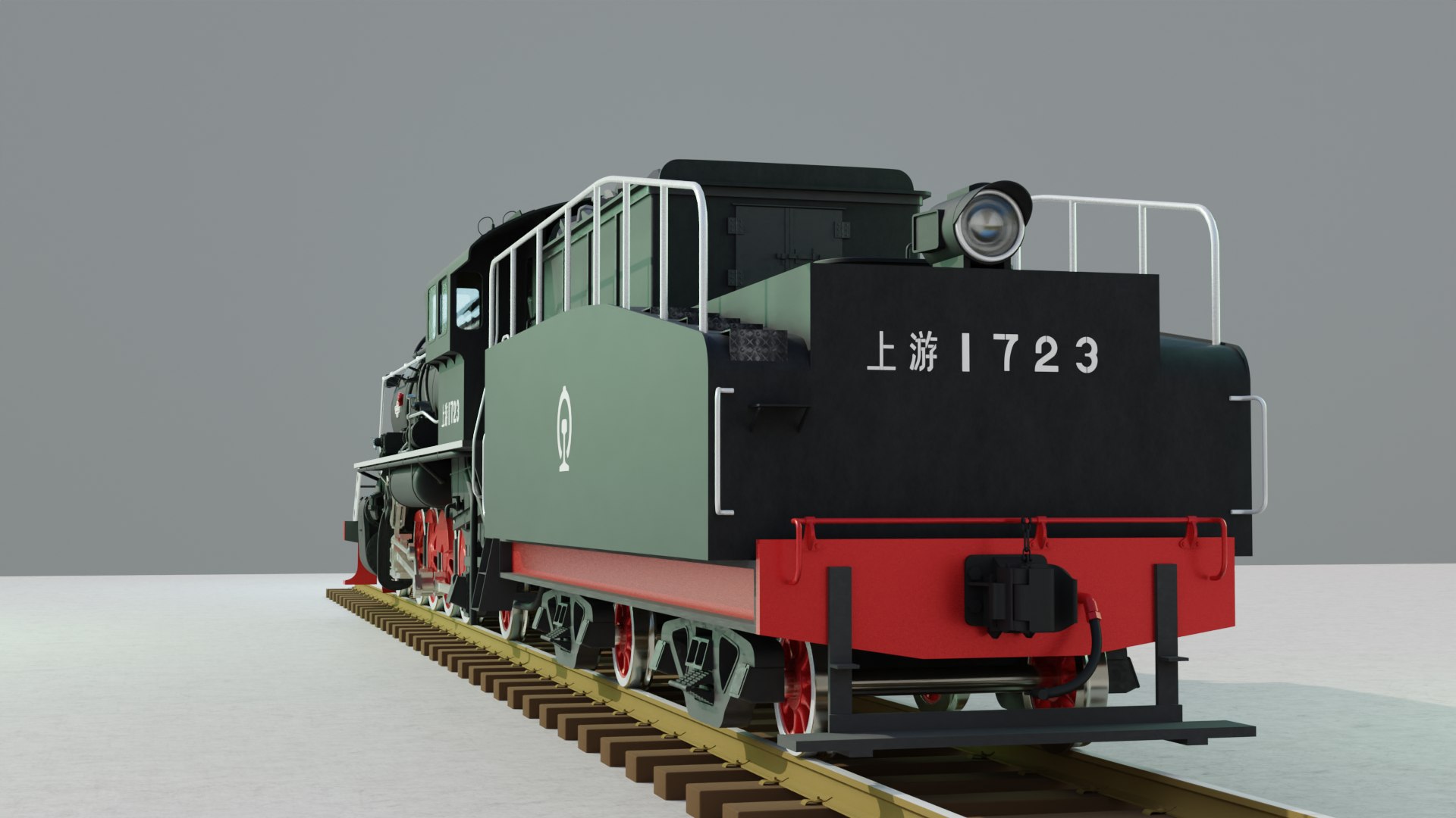 China Railway SY Class Steam Locomotive 3D Model - TurboSquid 1870003