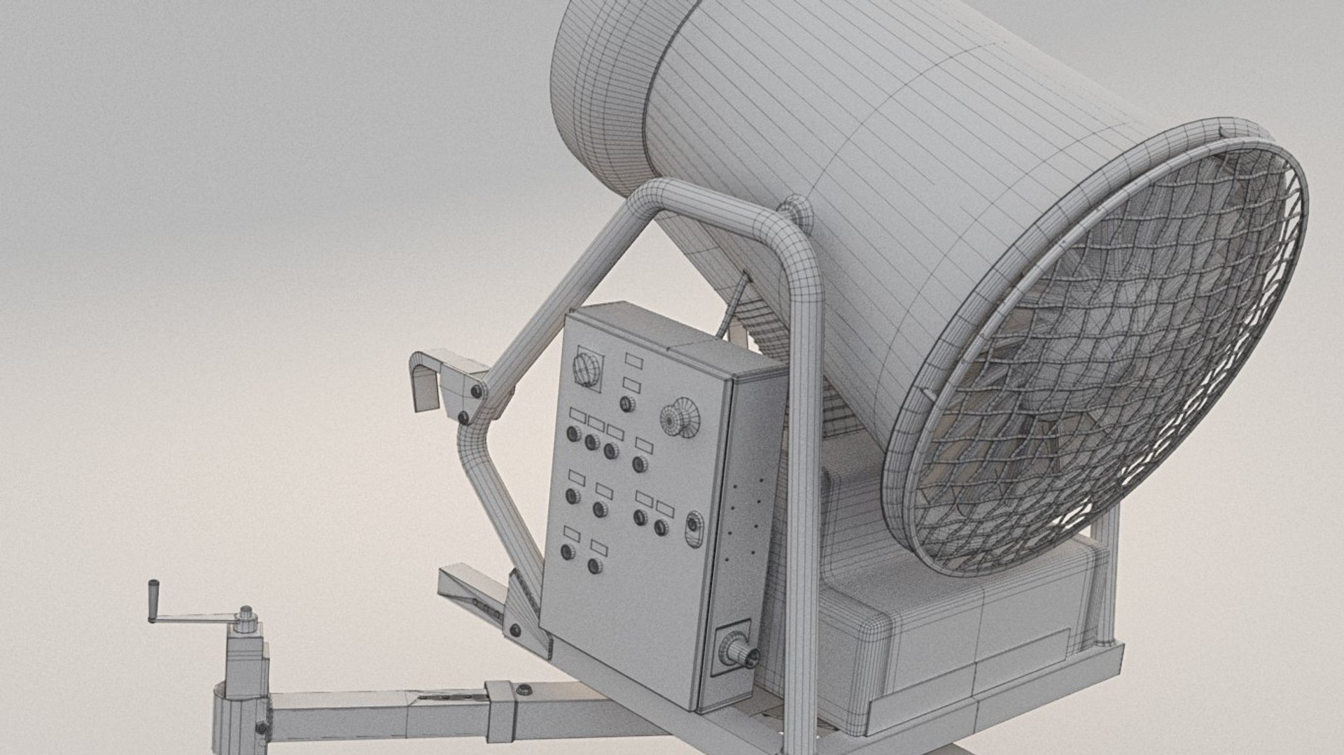 3D Snow Cannon 1 Model - TurboSquid 1525701