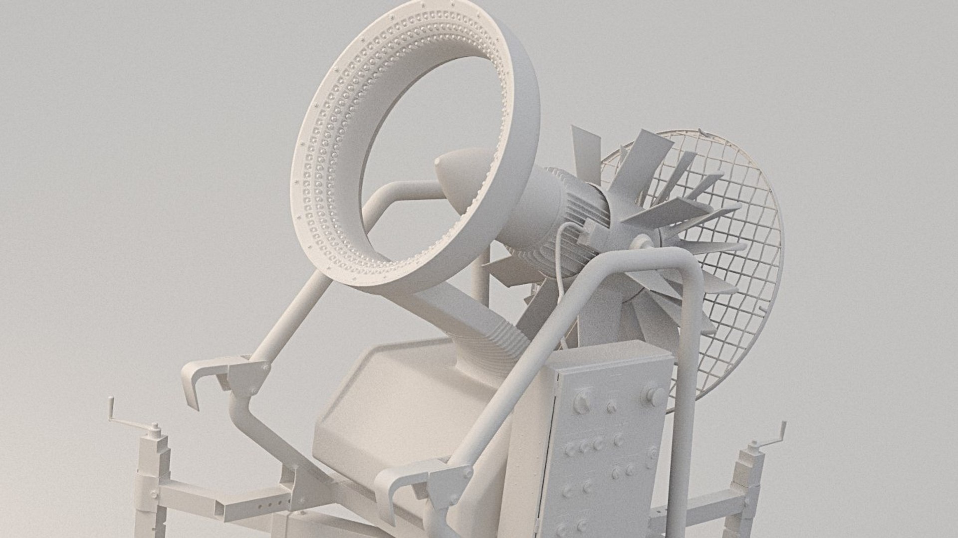 3D Snow Cannon 1 Model - TurboSquid 1525701