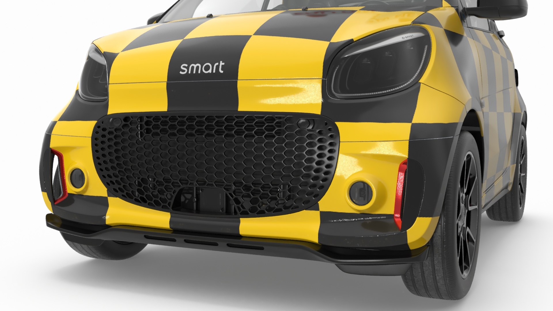 Smart Car Follow Me Airport Vehicle 3D - TurboSquid 2325231
