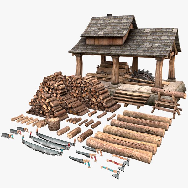 3D Sawmill Models | TurboSquid