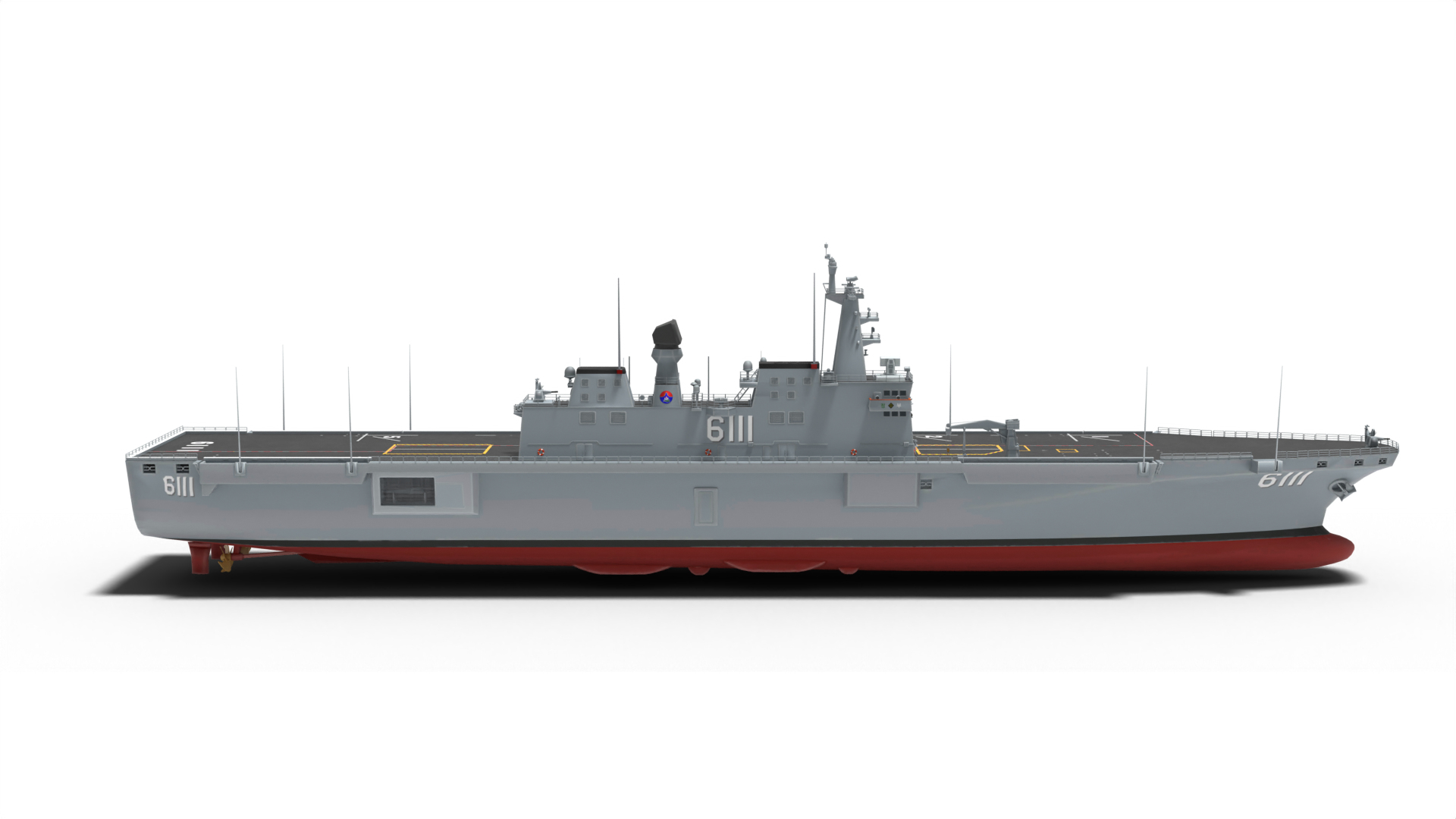 Amphibious Transport Ship Dokdo 3D Model - TurboSquid 2244304
