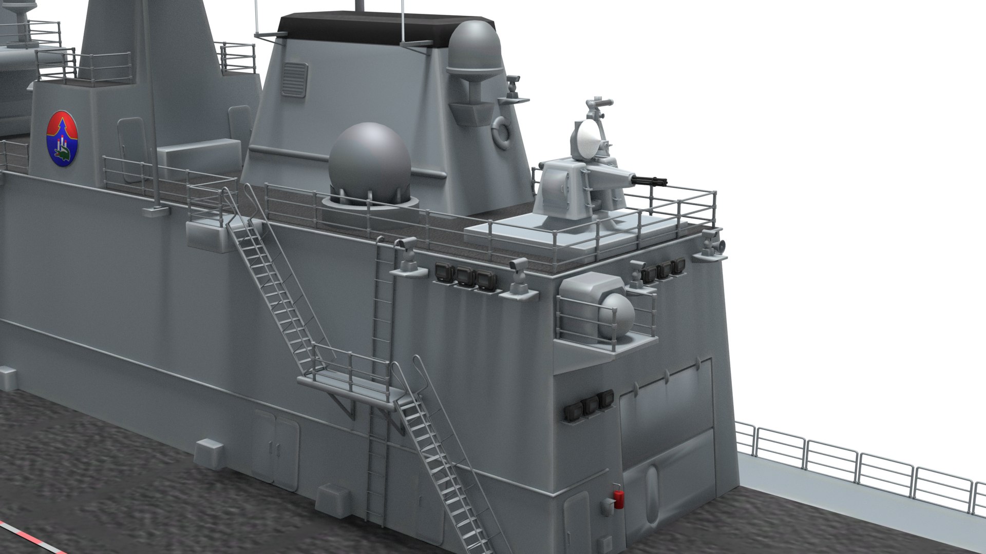 Amphibious Transport Ship Dokdo 3D Model - TurboSquid 2244304