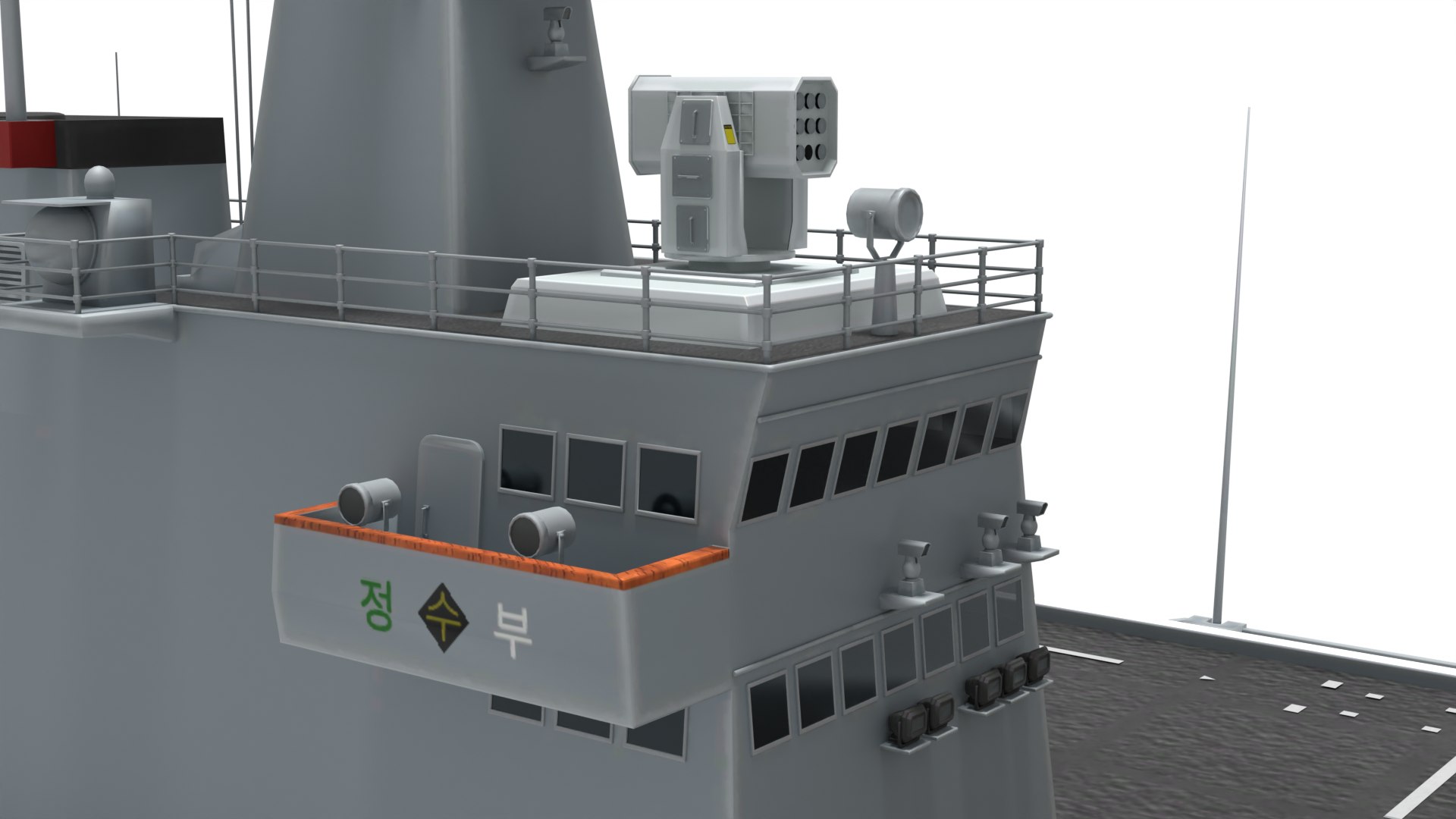Amphibious Transport Ship Dokdo 3D Model - TurboSquid 2244304