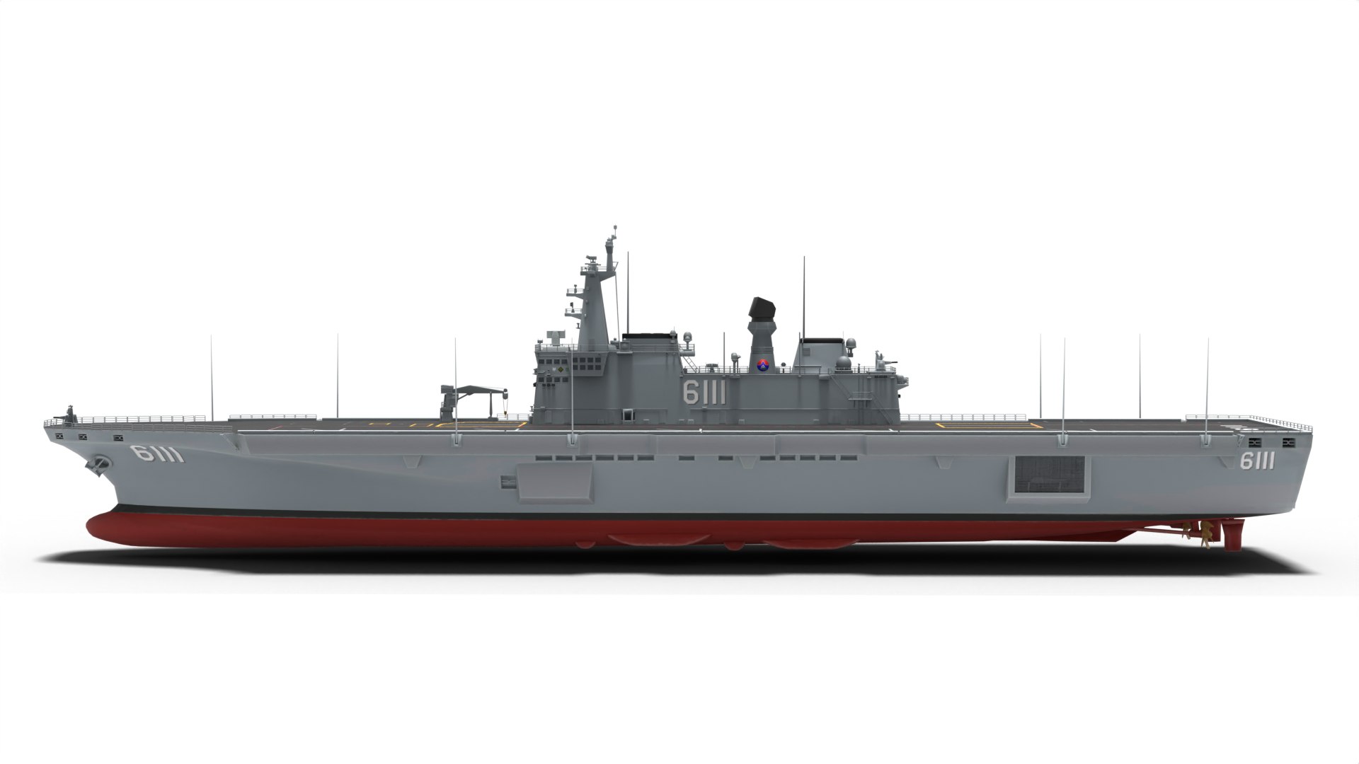 Amphibious Transport Ship Dokdo 3D Model - TurboSquid 2244304