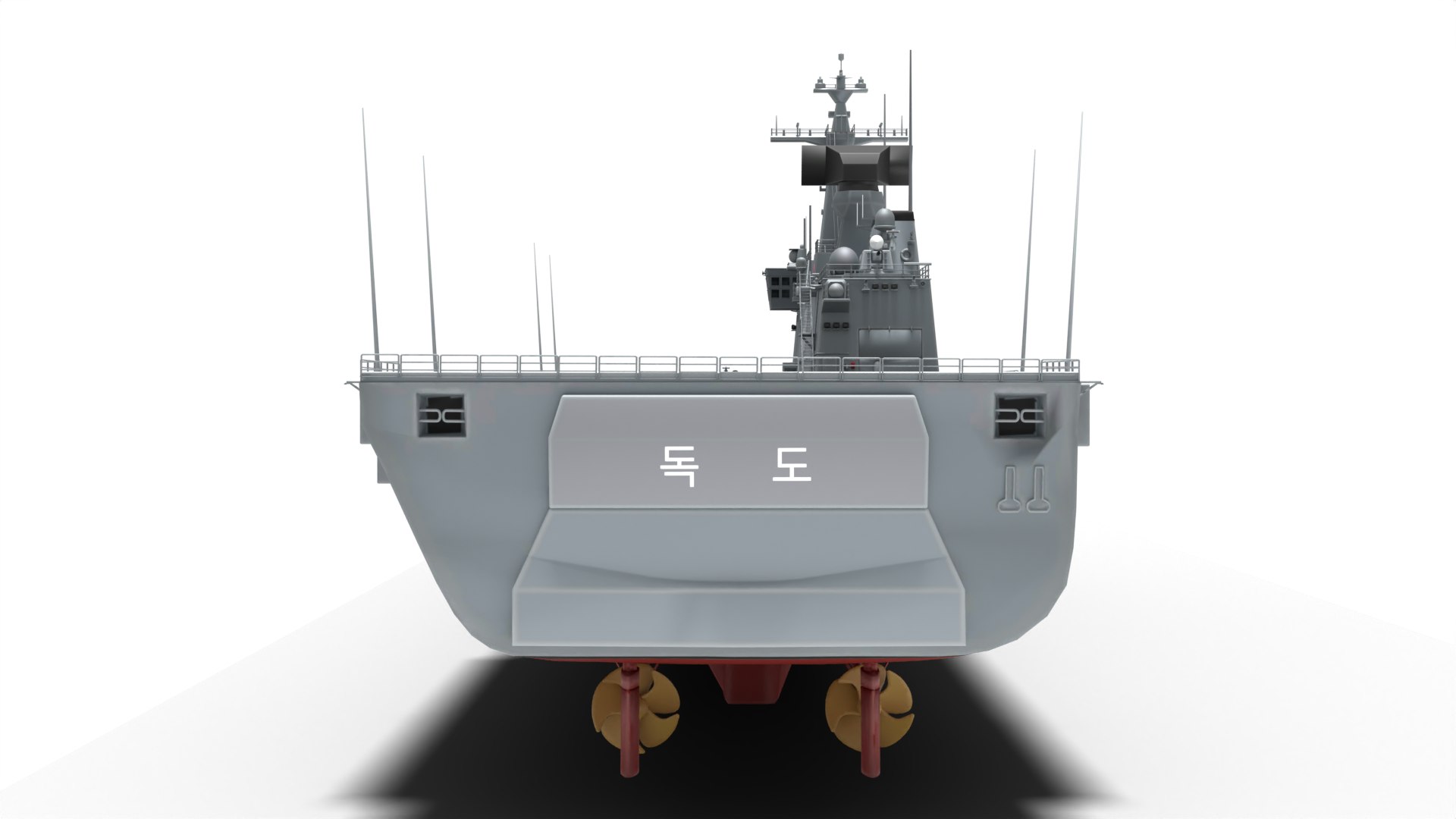 Amphibious Transport Ship Dokdo 3D Model - TurboSquid 2244304