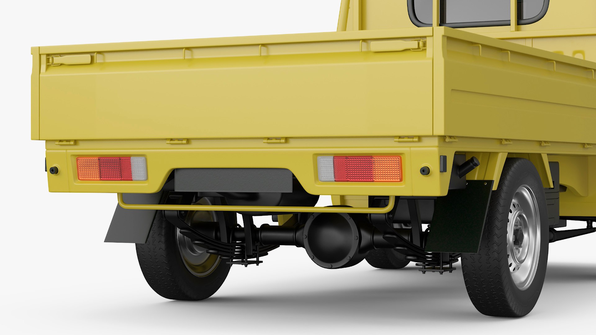 Flatbed Truck For Transportation Rigged For Cinema 4D 3D Model ...