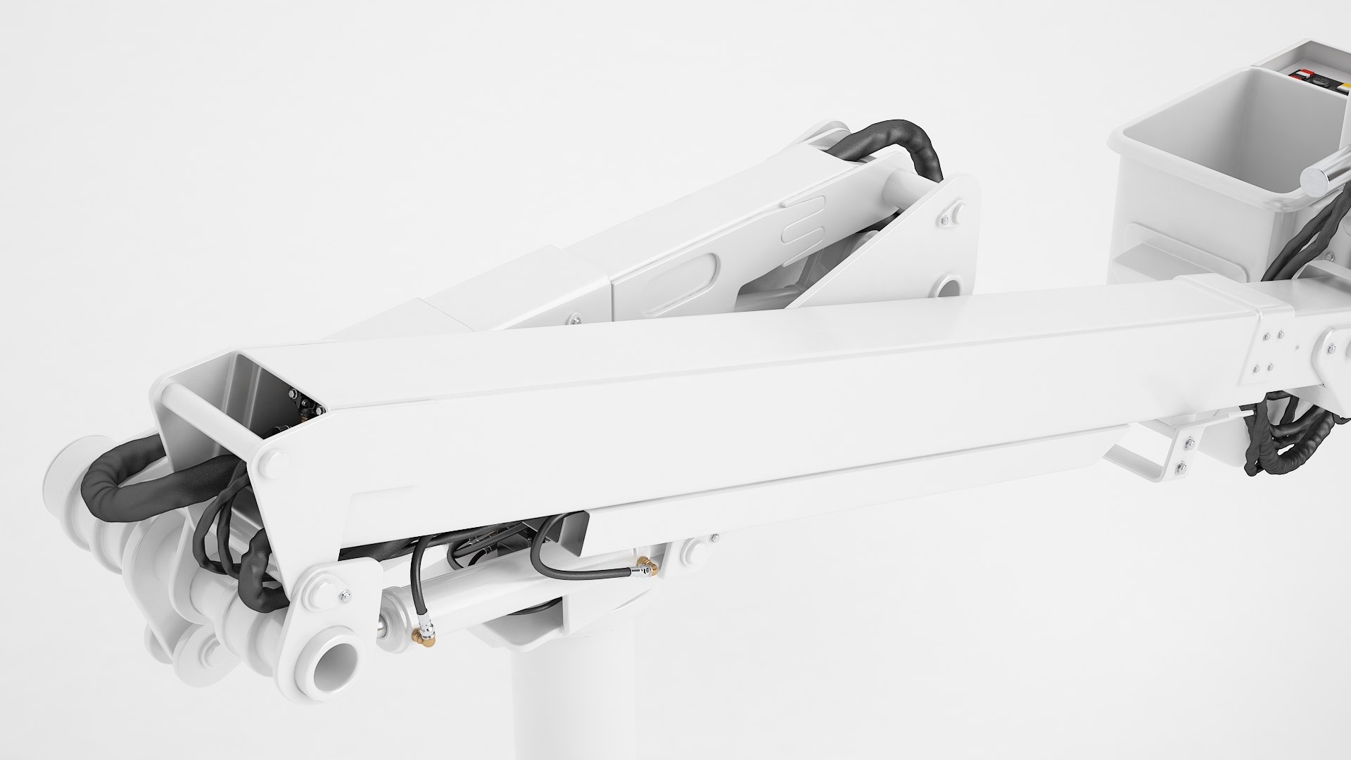 3D Articulating Bucket Truck Basket Crane 01 Model - TurboSquid 2002634