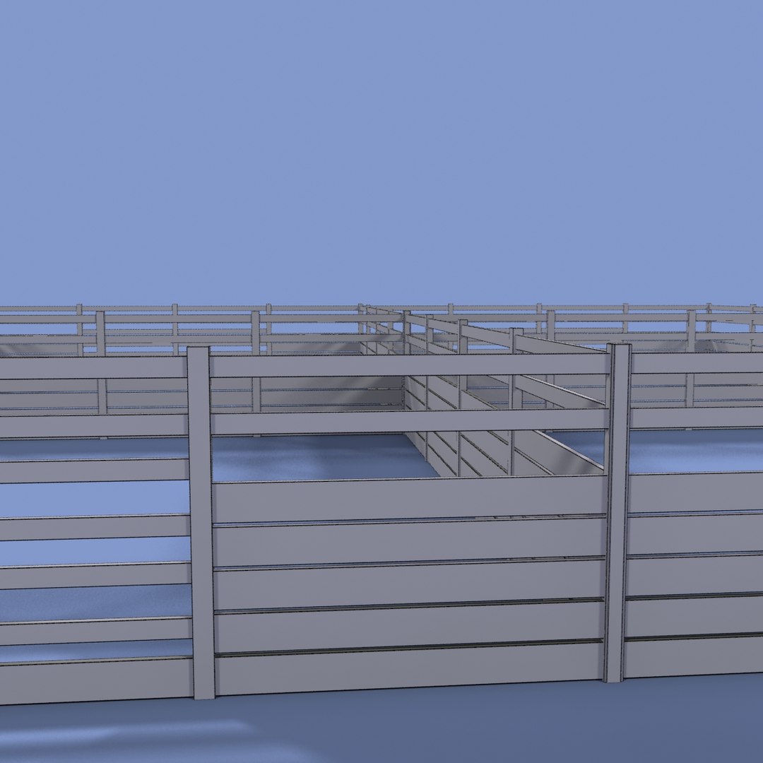 3d Corral Model