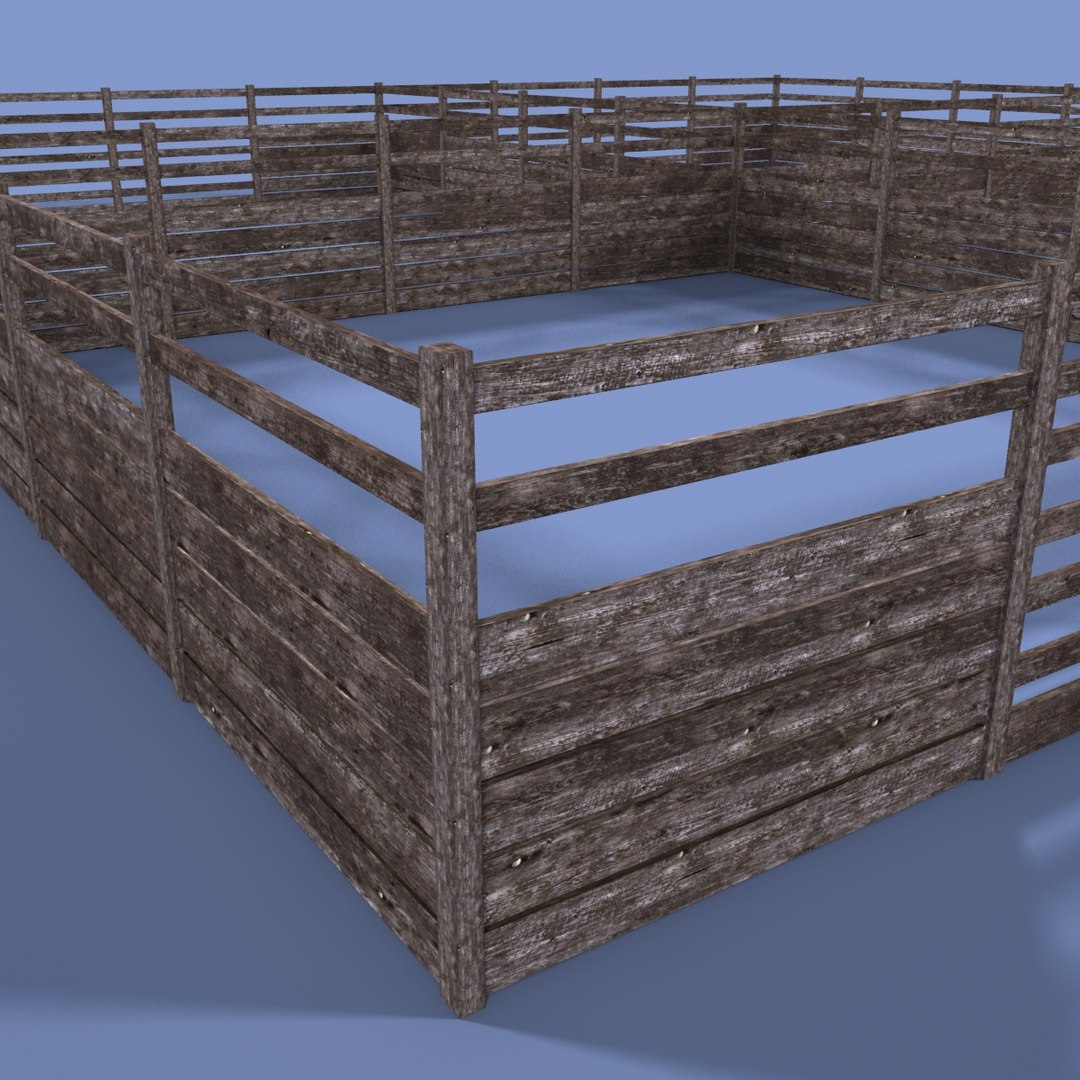 3d Corral Model