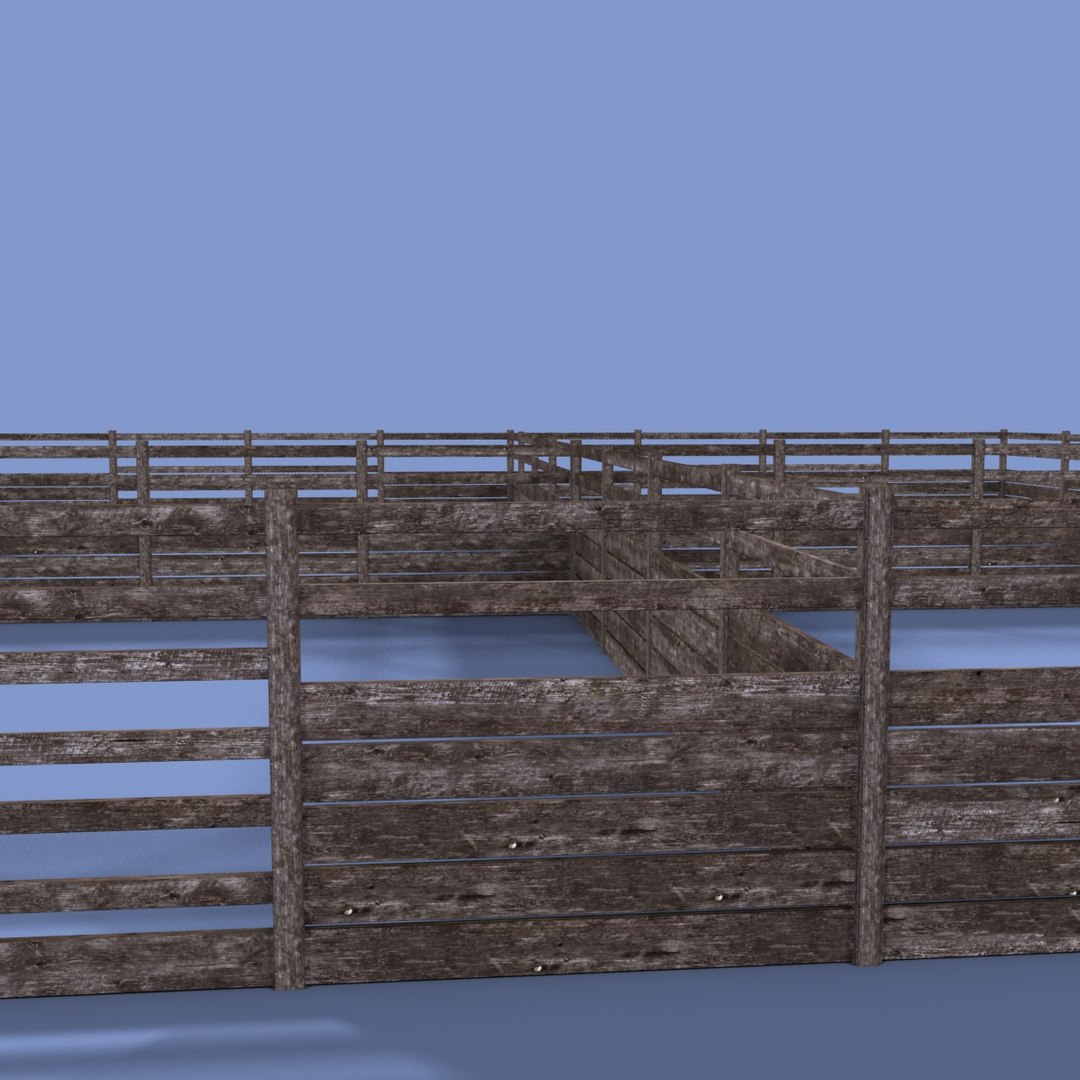 3d Corral Model