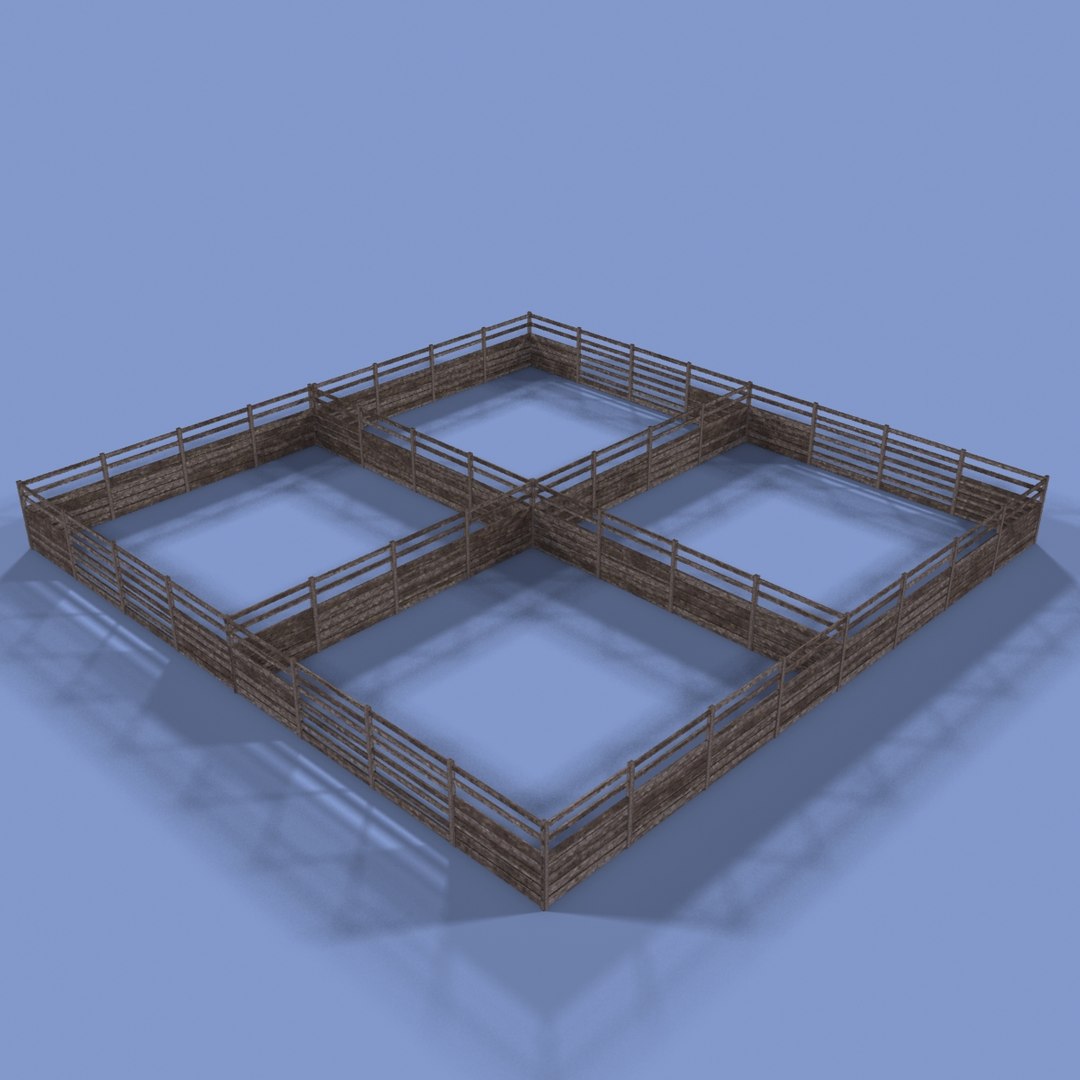 3d Corral Model