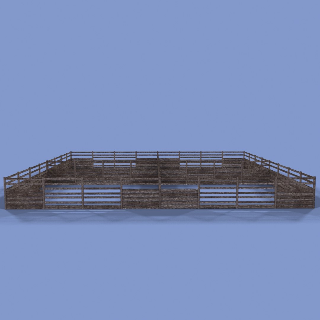 3d Corral Model