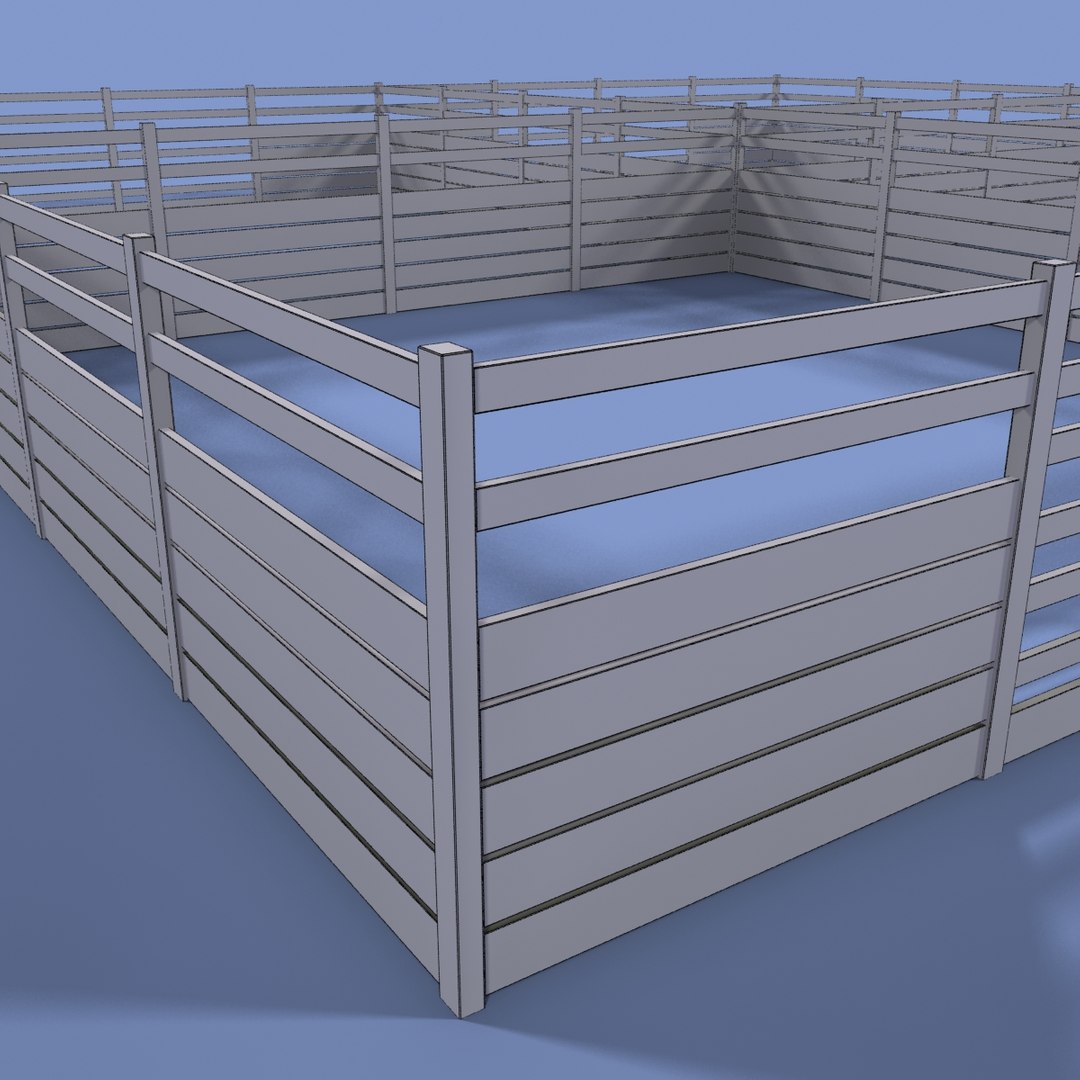 3d Corral Model