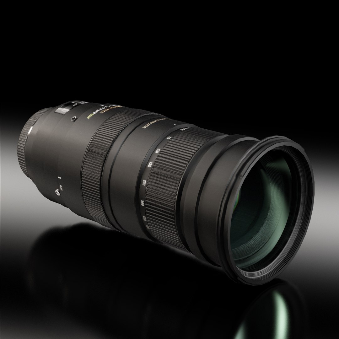 3d Model Sigma 50-500mm 4 5-6