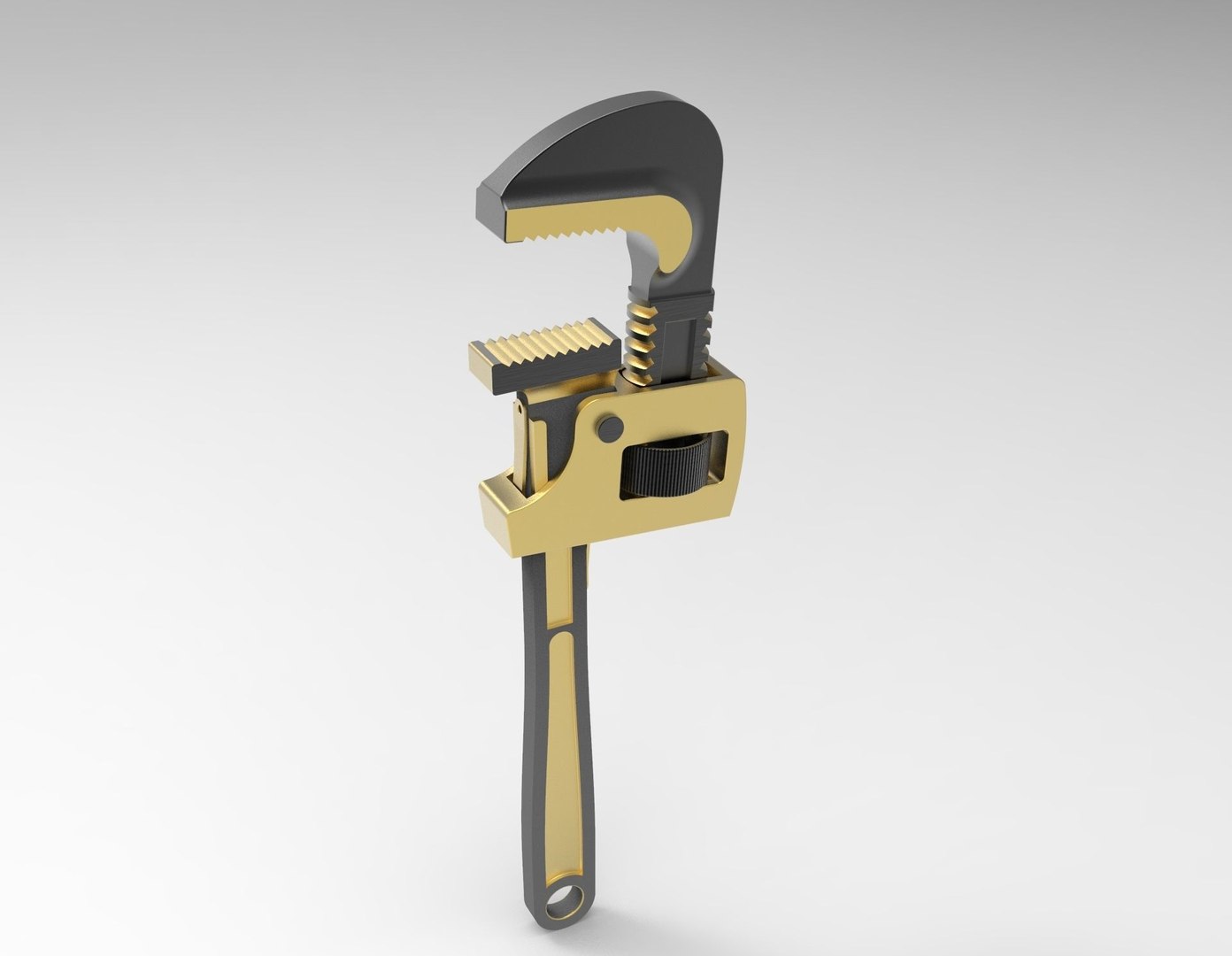 Adjustable Pipe Wrench 3D Model - TurboSquid 1833714