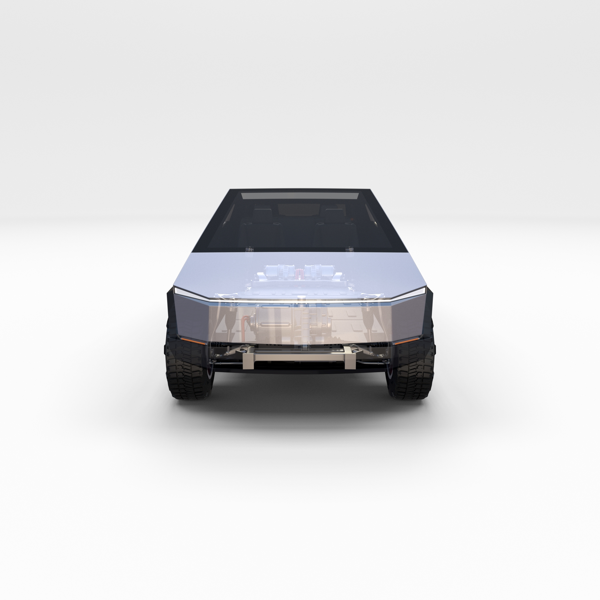 Tesla cybertruck chassis 3D model - TurboSquid 1505975
