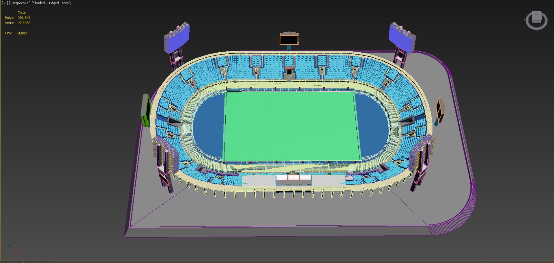 3D stadium mold print - TurboSquid 1351414