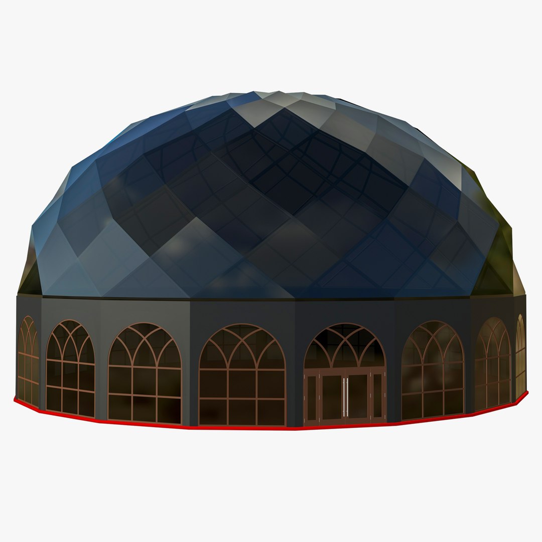 Building Dome Structure Futuristic 3D model - TurboSquid 2099805