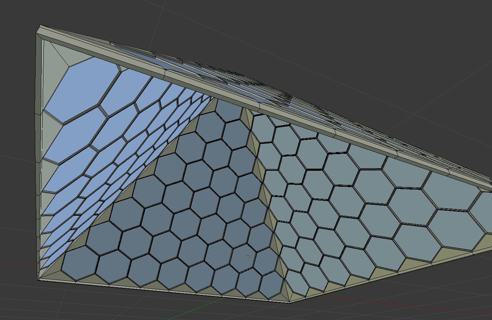 3d Small Hexagon Pyramid