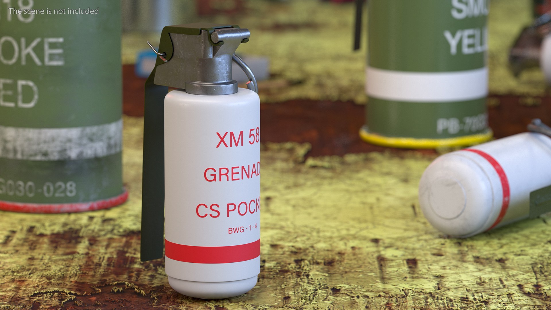Xm58 riot control cs model - TurboSquid 1627973