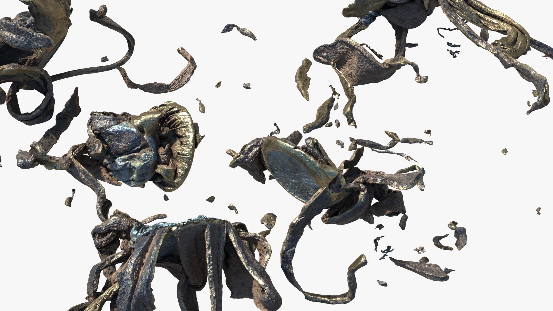 Pile Of Broken Bullets V4 3D Model - TurboSquid 2026837