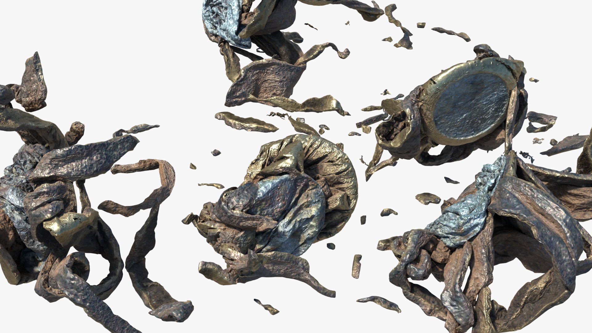 Pile Of Broken Bullets V4 3D Model - TurboSquid 2026837