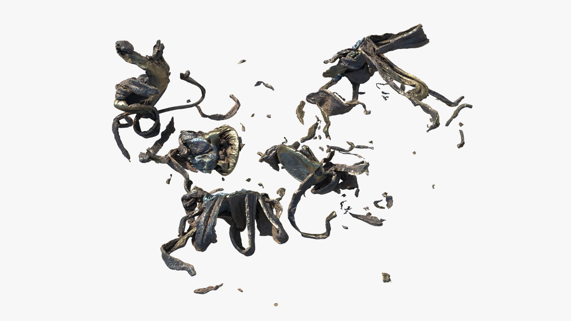 Pile Of Broken Bullets V4 3D Model - TurboSquid 2026837