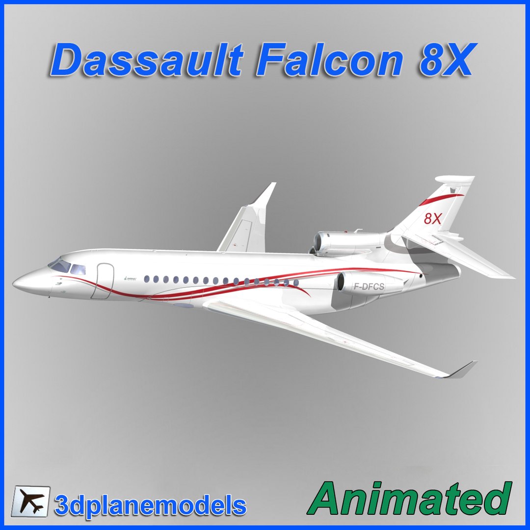 3ds Dassault Falcon 8x X
