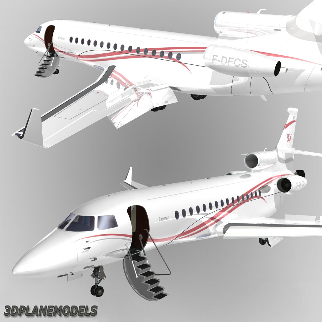 3ds Dassault Falcon 8x X