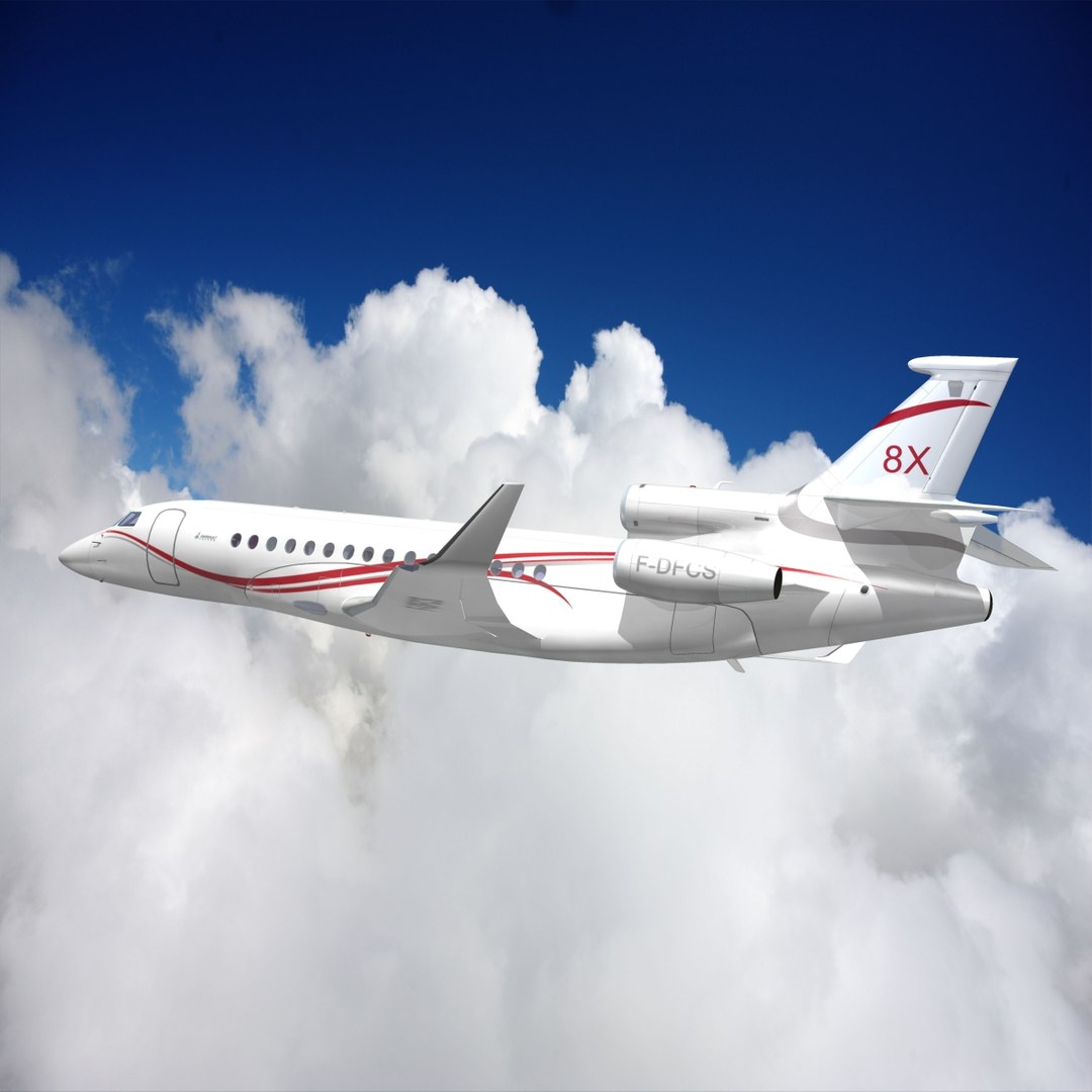 3ds Dassault Falcon 8x X