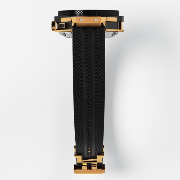wrist watches hublot big 3d model