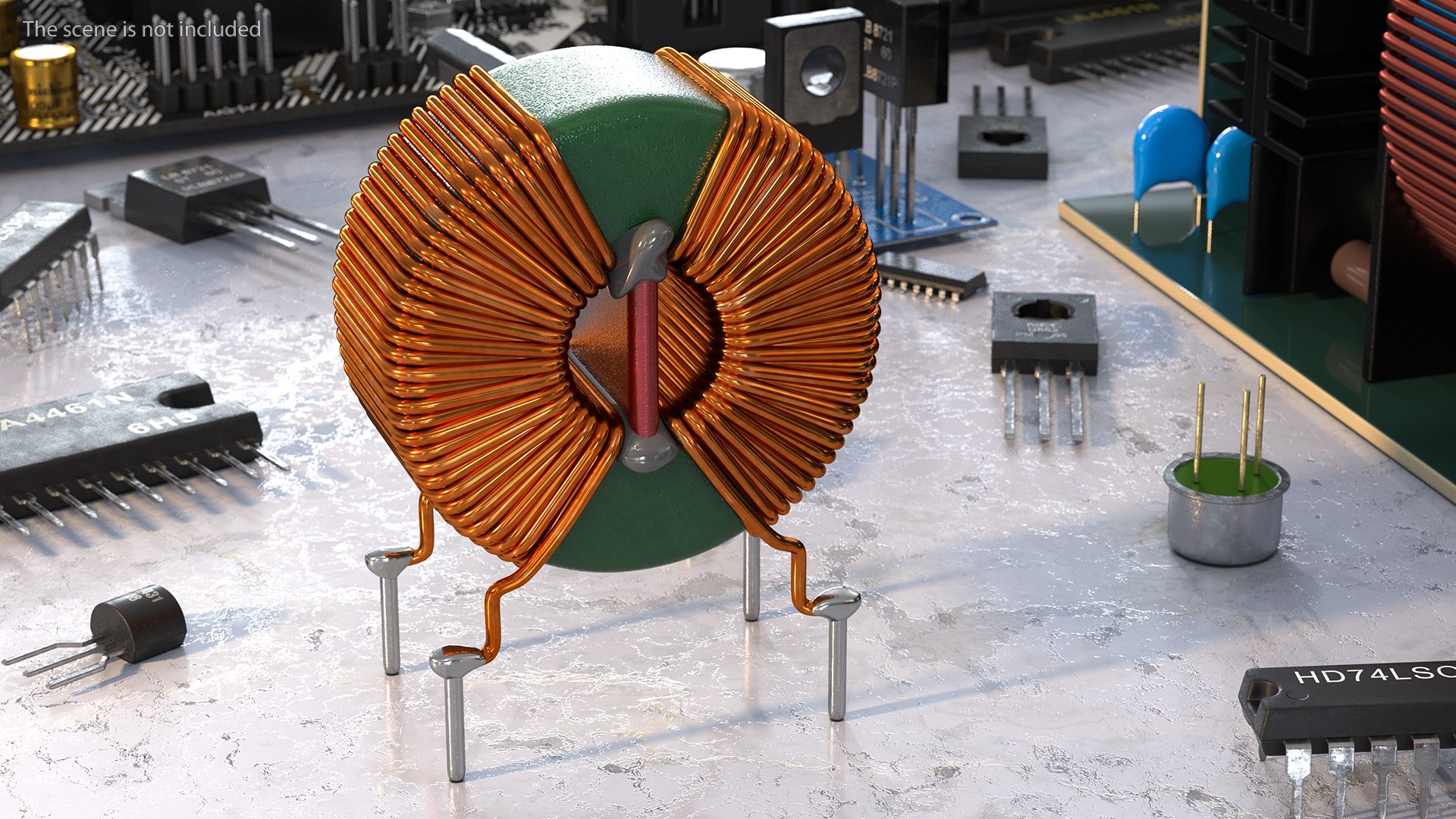 Toroidal Choke Coil Filter 3D - TurboSquid 1668080