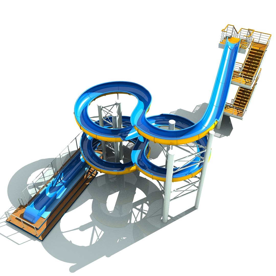 Water Slide 3d Max