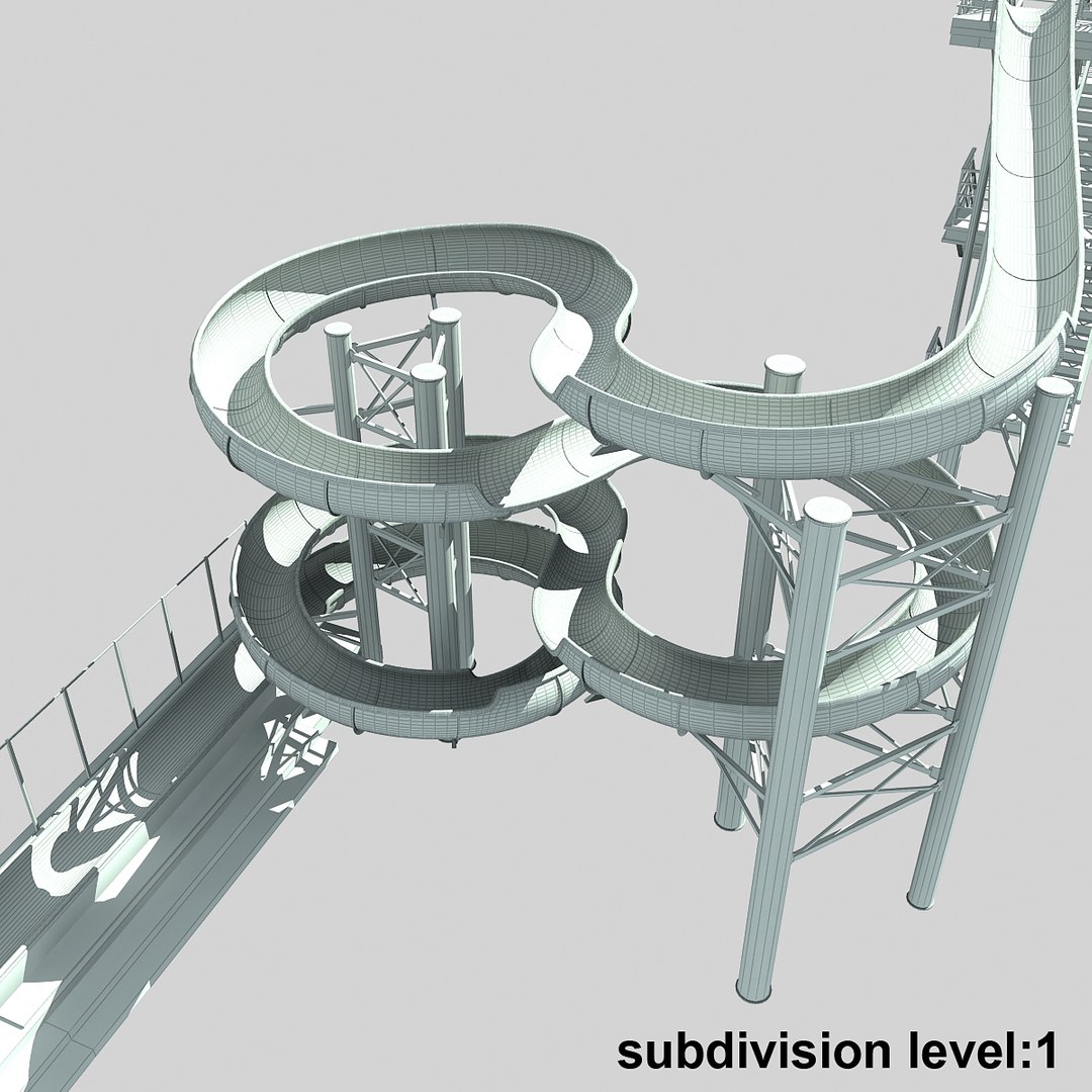 Water Slide 3d Max