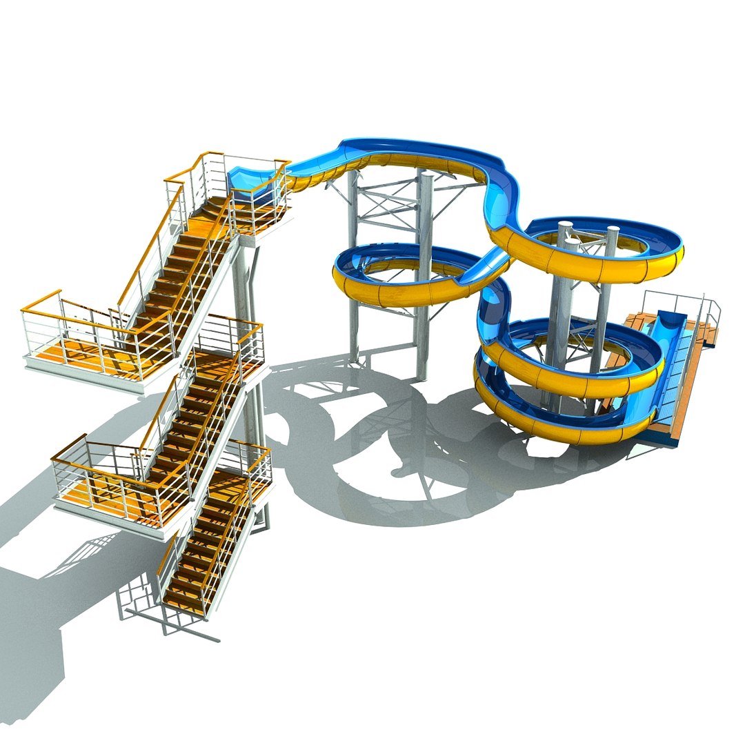 Water Slide 3d Max