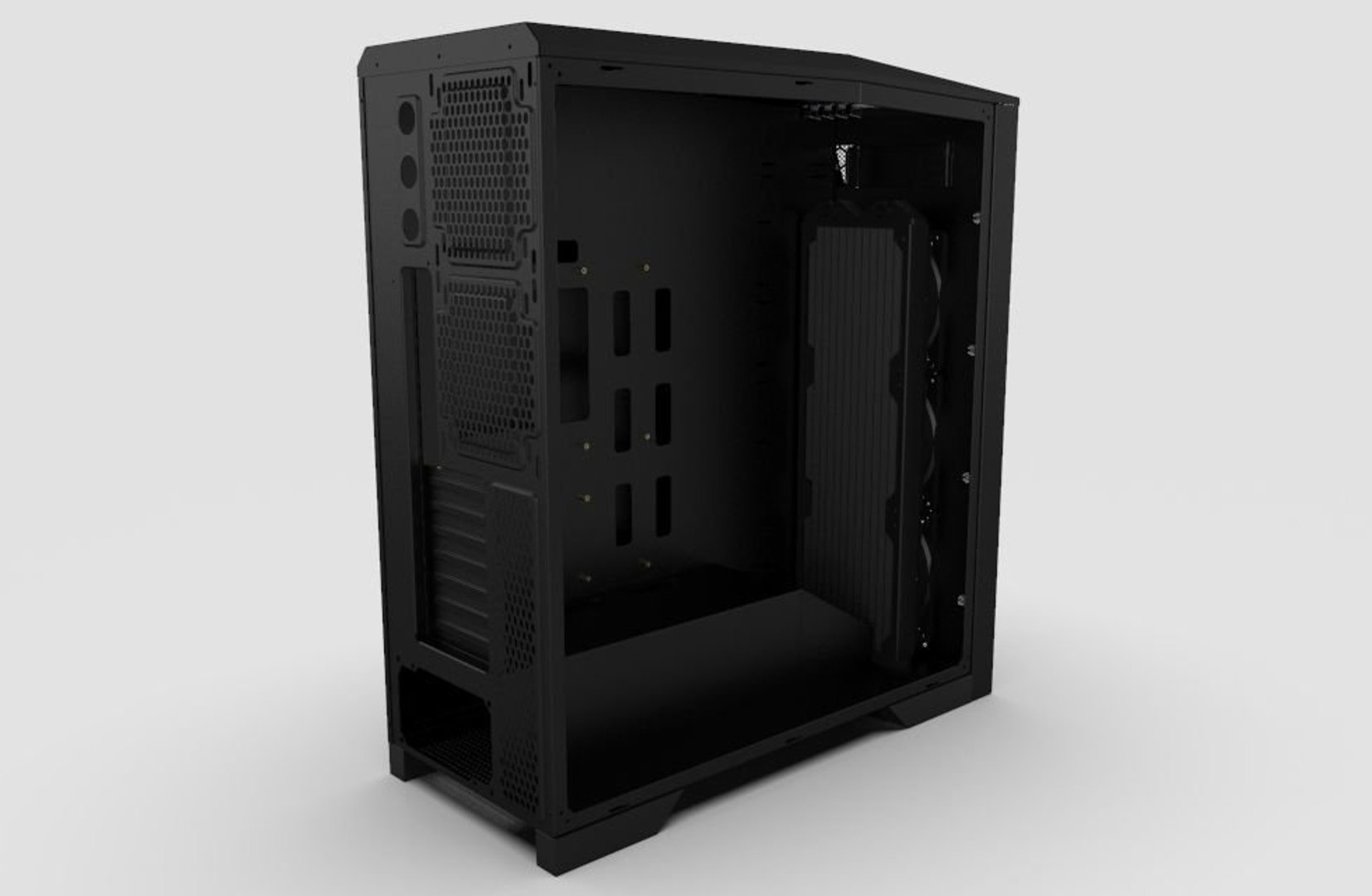 3D Cluster Sheet Metal Pc Case - TurboSquid 1462460