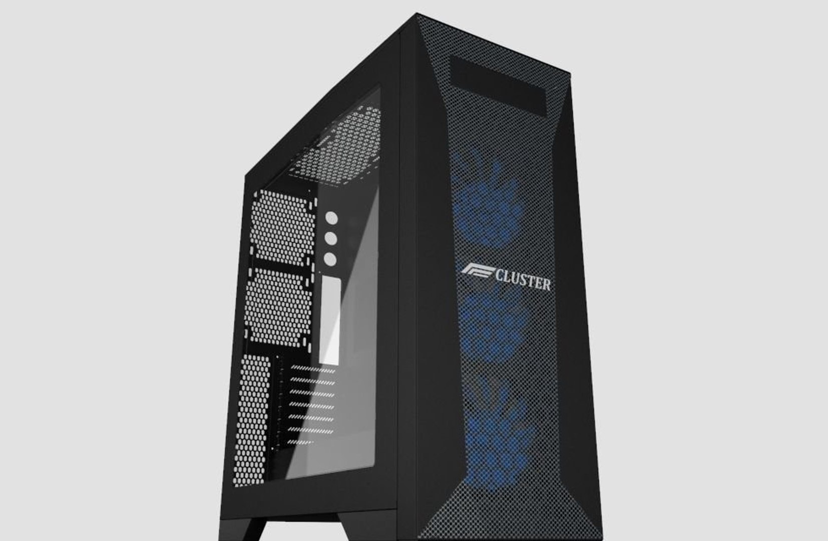 3D Cluster Sheet Metal Pc Case - TurboSquid 1462460