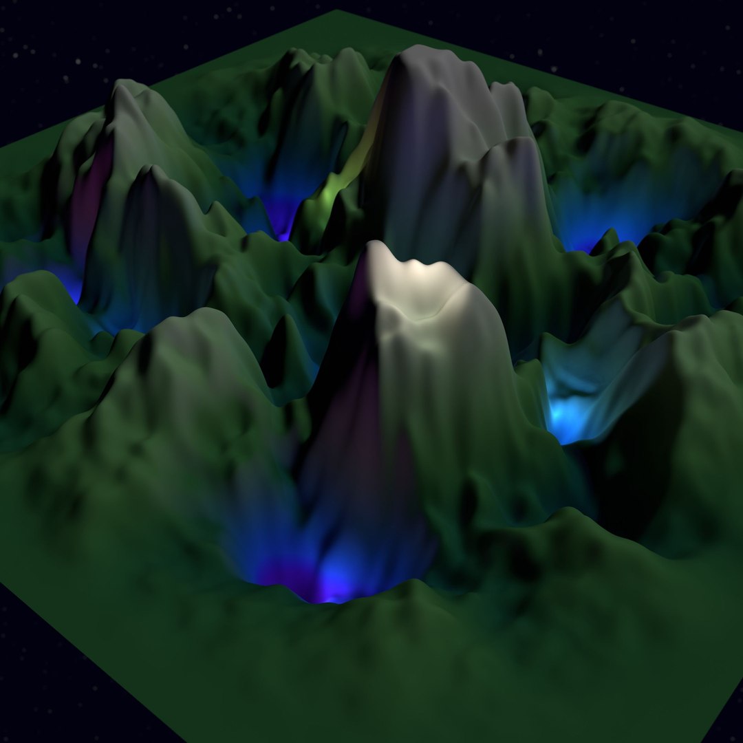 3D Sci-fi Valley - TurboSquid 1984804