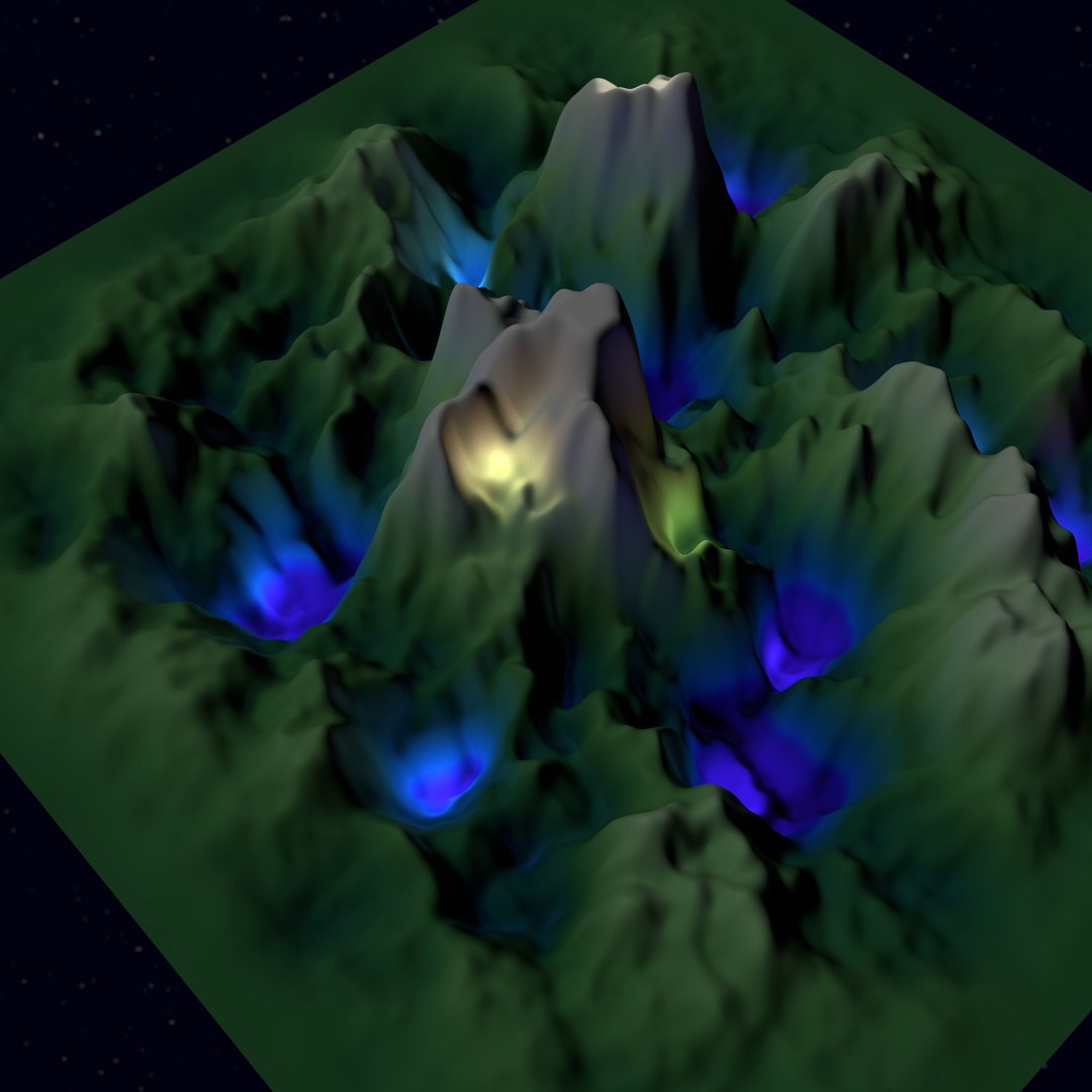 3D Sci-fi Valley - TurboSquid 1984804