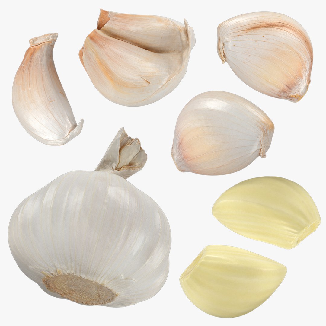 3D Garlic Collection 3 - TurboSquid 1965938