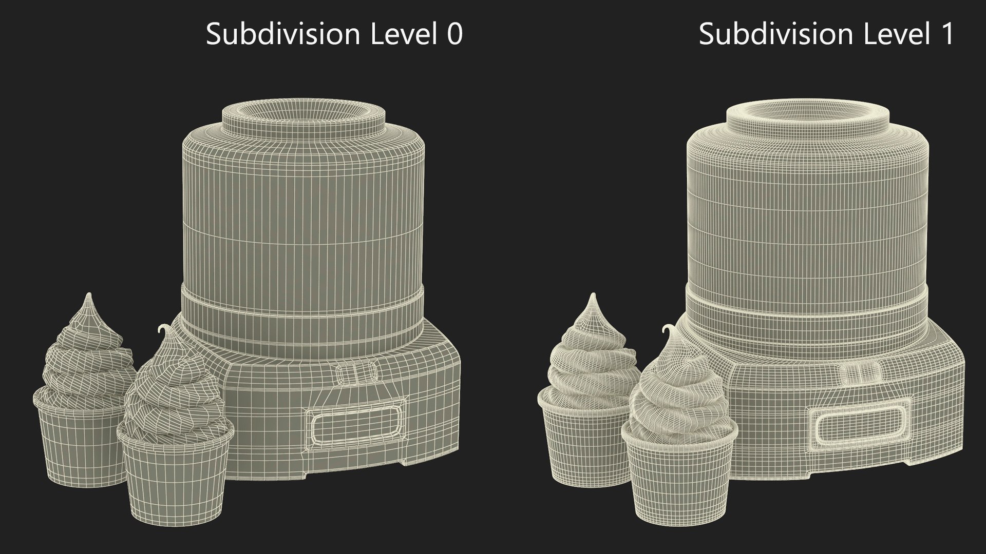 Ice Cream Maker Machine 3D Model - TurboSquid 2199205