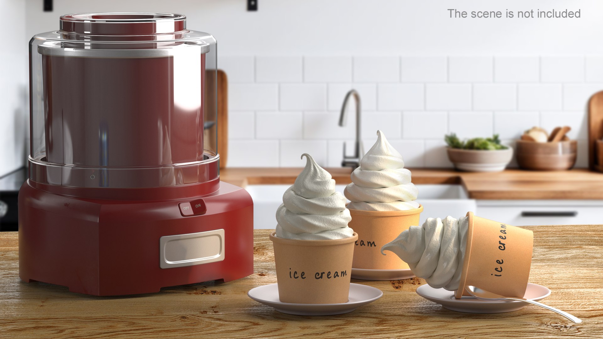 Ice Cream Maker Machine 3D Model - TurboSquid 2199205