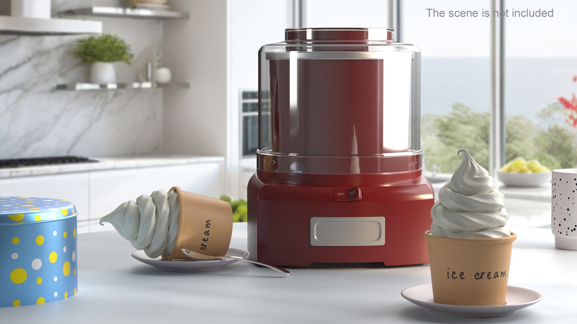 Ice Cream Maker Machine 3D Model - TurboSquid 2199205