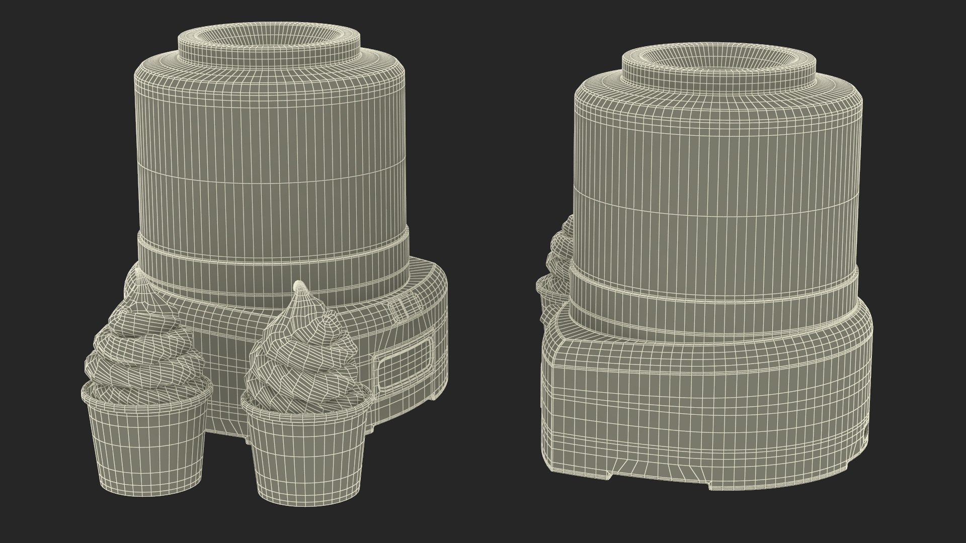 Ice Cream Maker Machine 3D Model - TurboSquid 2199205