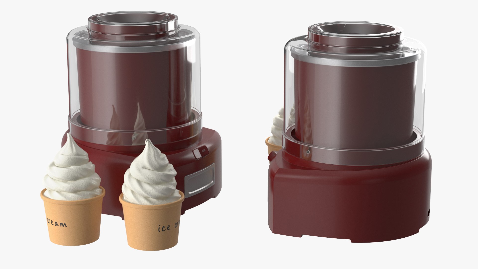 Ice Cream Maker Machine 3D Model - TurboSquid 2199205