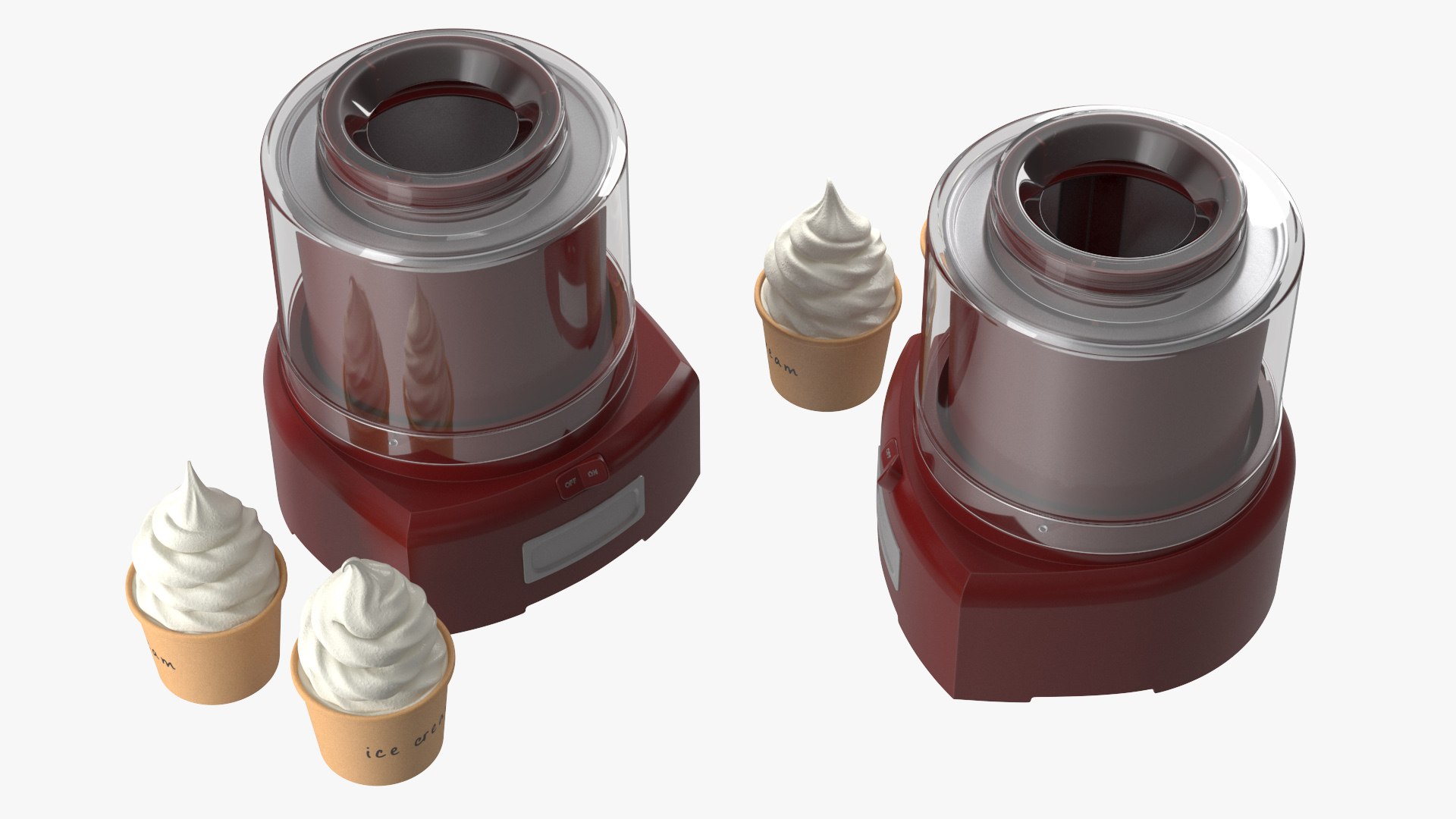 Ice Cream Maker Machine 3D Model - TurboSquid 2199205