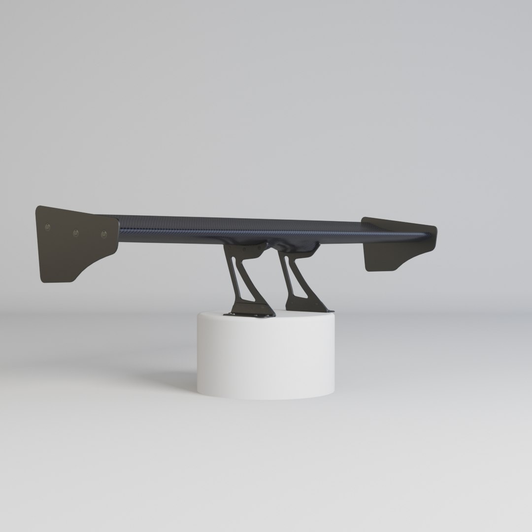 3D Car Rear Wing Universal Spoiler 1 PBR - TurboSquid 1998511