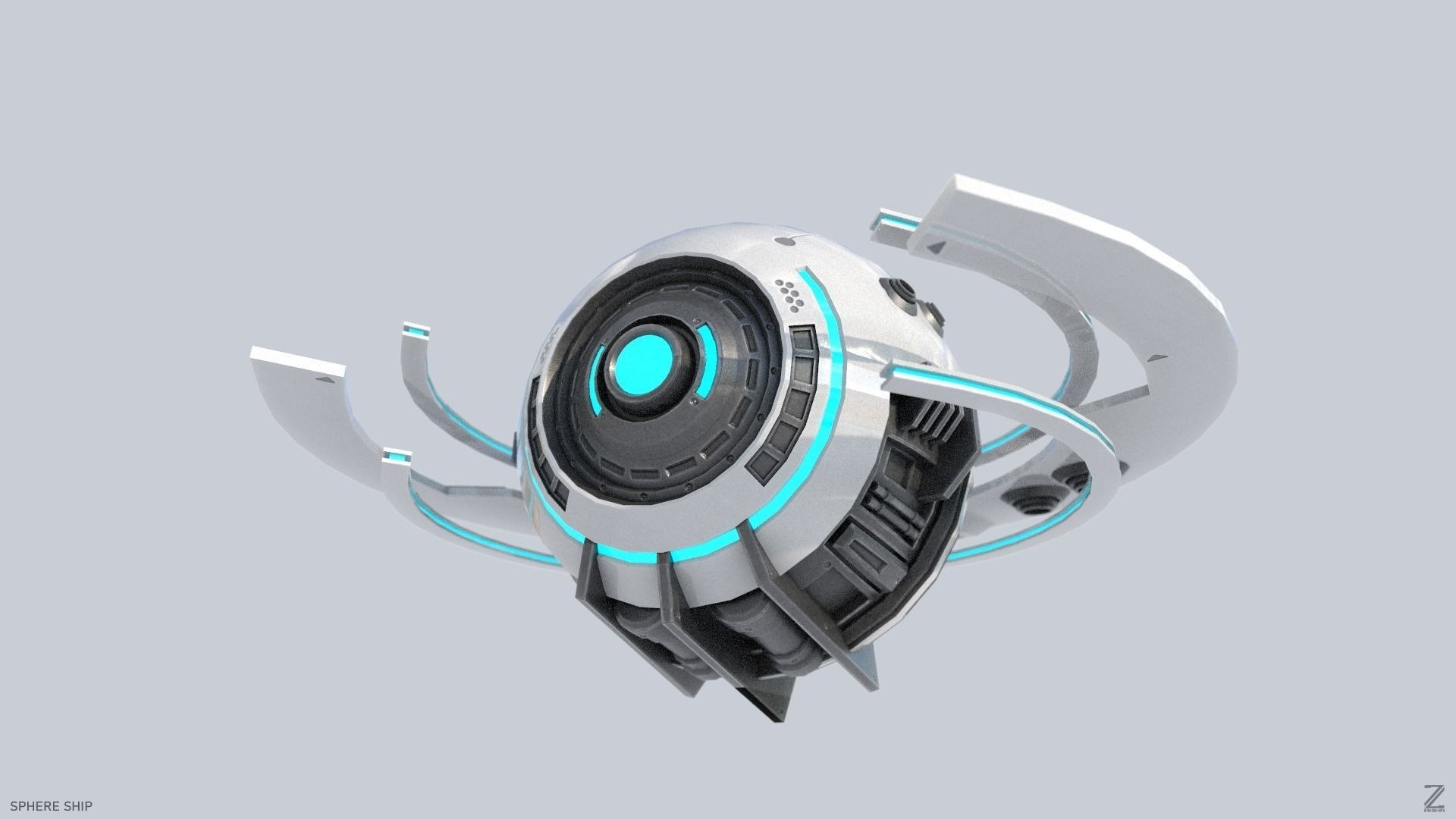 3D Sphere Ship Collection - TurboSquid 2237043